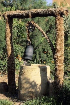 Traditional Water Well Kasbah Baha Baha Editorial Stock Photo - Stock ...