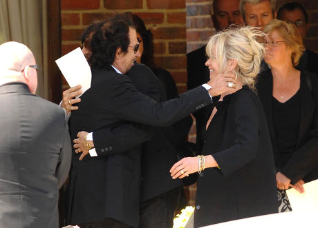 Funeral of Keith Richards' mother Doris at Chichester Crematorium ...