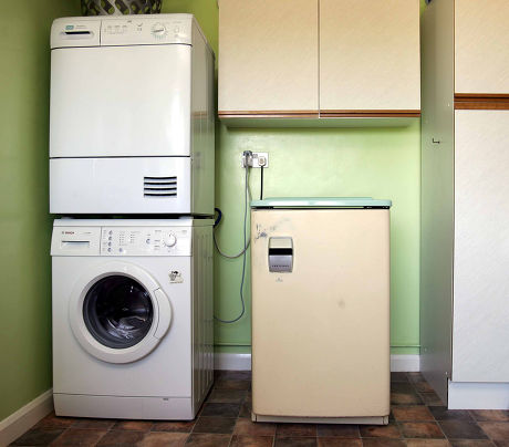 __COUNT__ Sally Garrod with her fifty year old fridge, Rockland All ...