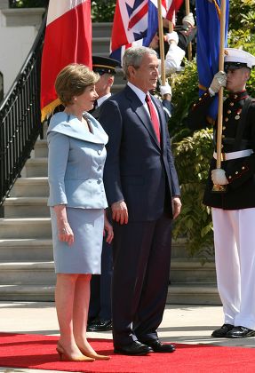 President George W Bush First Lady Editorial Stock Photo - Stock Image ...