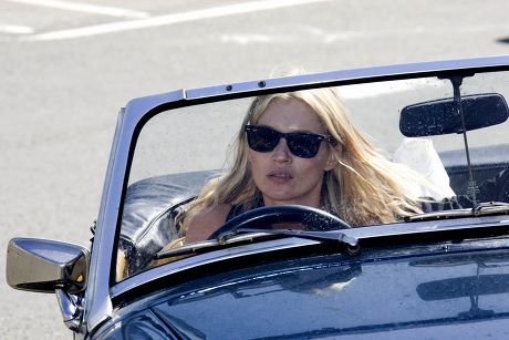 Kate Moss Driving Away Her Car Editorial Stock Photo - Stock Image ...