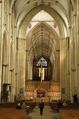 Nave York Minster Started 1220 Minster Editorial Stock Photo - Stock ...