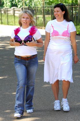 Stars promoting The 10th Anniversary Playtex MoonWalk, London, Britain ...