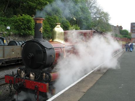 Douglas Port Erin Steam Train Isle Editorial Stock Photo - Stock Image ...