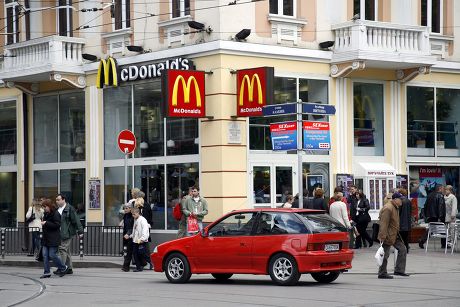 Mcdonalds Fastfood Restaurant Alabin Street Sofia Editorial Stock Photo ...