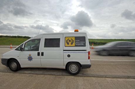 Safety Camera Partnership Speed Camera Van Editorial Stock Photo ...