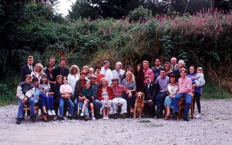 Emmerdale Tv 1993 Cast Lr Back Editorial Stock Photo - Stock Image ...
