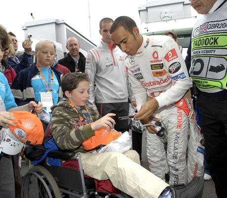 Lewis Hamilton Signs Autographs Editorial Stock Photo - Stock Image ...