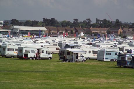 Caravans Motor Caravans Display Rally Stratforduponavon Editorial Stock ...