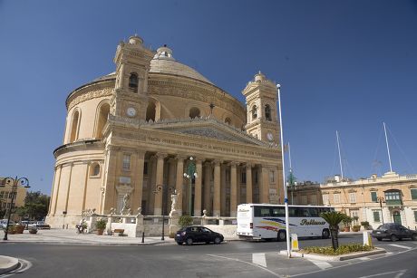 Exterior Mosta Dome Mosta Malta Editorial Stock Photo - Stock Image | Shutterstock