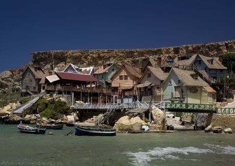Sweethaven Popeye Village Actual Set 1980s Editorial Stock Photo ...