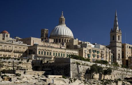 Valletta Capital City Malta Editorial Stock Photo - Stock Image ...