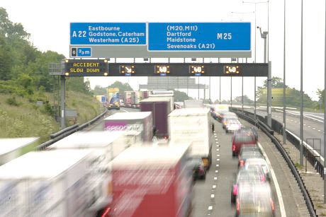 Traffic On M25 Motorway Editorial Stock Photo - Stock Image | Shutterstock