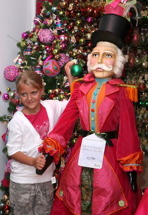 Young Girl Mr Nutcracker Display Figure Editorial Stock Photo - Stock ...
