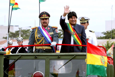 Bolivian Soldiers Participate Military Indigenous Parade Editorial ...