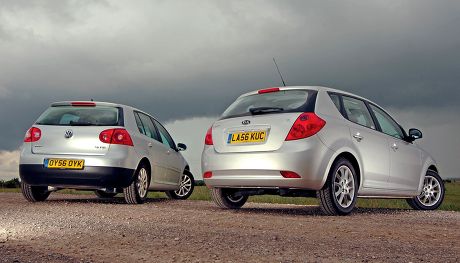 Volkswagen Golf 16 Fsi Match Kia Editorial Stock Photo - Stock Image ...