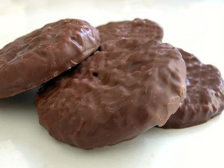 Thickly Coated Chocolate Biscuits Editorial Stock Photo - Stock Image ...