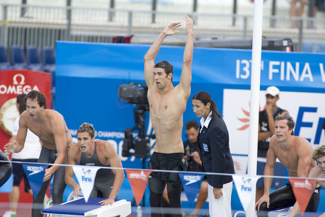 Aaron Pierson Ryan Lochte Michael Phelps Editorial Stock Photo - Stock ...