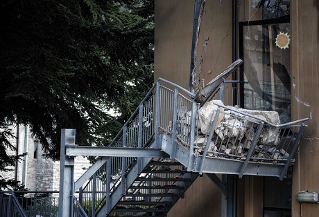 Earthquake Damage Peter Capuzzi Primary School Editorial Stock Photo ...