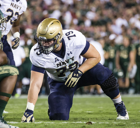 Navy Midshipmen Offensive Tackle Blake Copeland Editorial Stock Photo ...