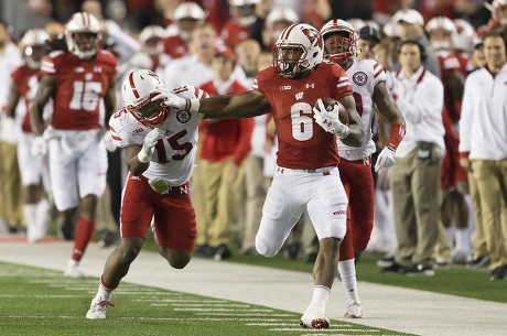 Wisconsin Badgers Running Back Corey Clement Editorial Stock Photo ...
