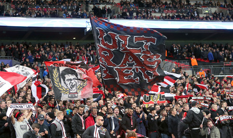 Bayer Leverkusen Suppporters Fans Ultras Lev Editorial Stock Photo ...