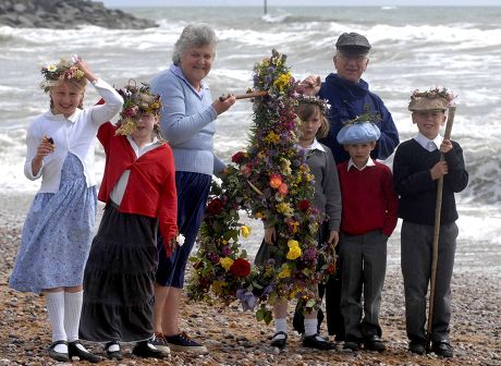Ancient Pagan Ceremony Reenacted West Bay Editorial Stock Photo - Stock ...