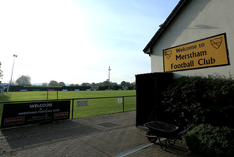 Mersthams Albury End Brand New Temporary Editorial Stock Photo - Stock ...