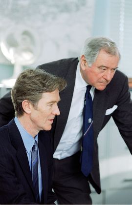 George Baker Left Christopher Ravenscroft Sasha Editorial Stock Photo ...