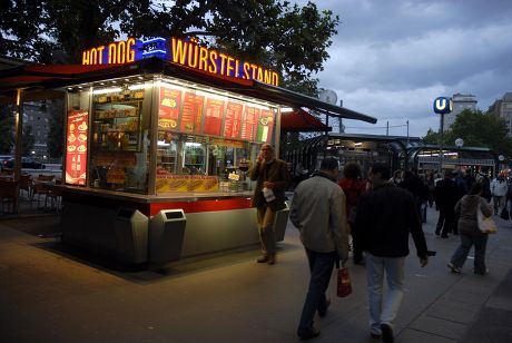 Hot Dog Wurstel Stand Vienna Austria Editorial Stock Photo - Stock ...