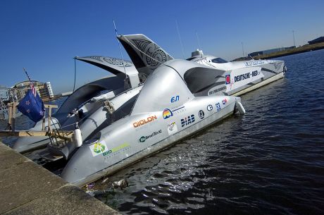 Earthrace Boat 78 Foot Alternative Fuel Editorial Stock Photo - Stock ...