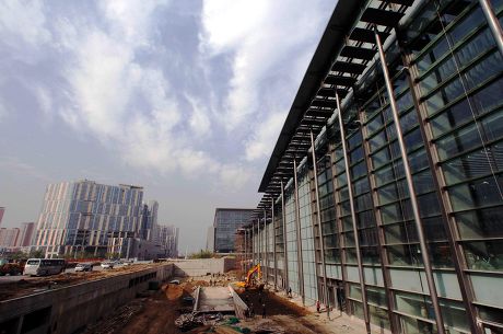 imágenes de The continuing construction of Beijing's Olympic venues ...