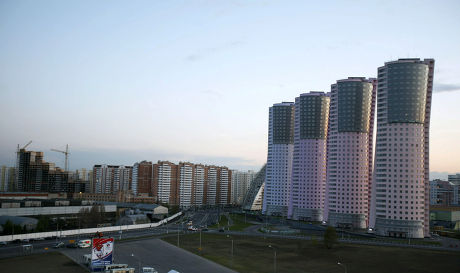 New Tower Blocks Khodynka Former Airfield Editorial Stock Photo - Stock ...