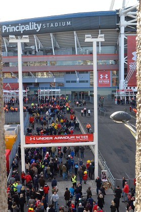 Principality Stadium On Match Day Editorial Stock Photo - Stock Image ...