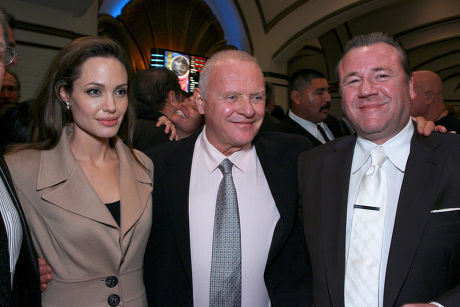 Angelina Jolie Anthony Hopkins Ray Winstone Editorial Stock Photo ...