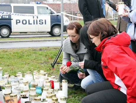 __COUNT__ Jokela School Massacre, Tuusula, Finland - 08 Nov 2007 Stock ...