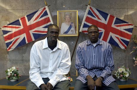 __COUNT__ Luol and Ajou Deng at Croydon register office, London ...