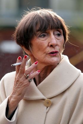 The Funeral of Eastenders actress Hilda Braid, Woodvale Crematorium ...