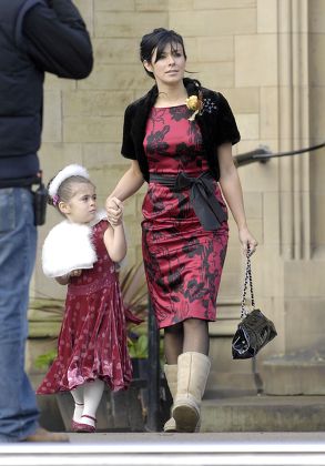 Filming the wedding of Liz McDonald on location for 'Coronation Street ...