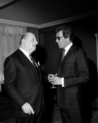 Sir Lew Grade Left Talking Anthony Editorial Stock Photo - Stock Image ...