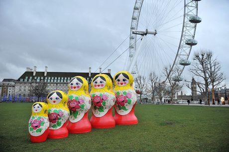 Russian Matryoshka Ride London Eye Editorial Stock Photo - Stock Image ...