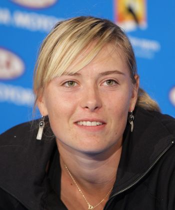 Maria Sharapova During Press Conference Editorial Stock Photo - Stock ...