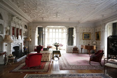 Drawing Room Stokesay Court Editorial Stock Photo - Stock Image ...
