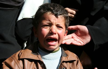Palestinian Boy Crying During Funeral Hamas Editorial Stock Photo ...