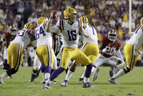 Lsu Tigers Quarterback Danny Etling 16 Editorial Stock Photo - Stock ...