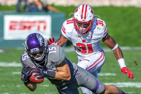 Northwestern Wildcats Wide Receiver Macan Wilson Editorial Stock Photo ...