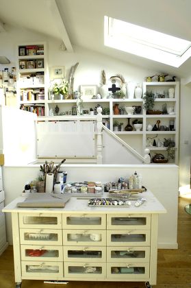 Mezzanine Room Used Artists Studio Work Editorial Stock Photo - Stock ...