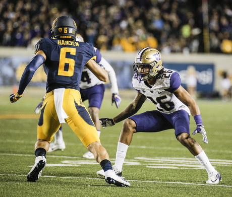 Berkeley Us Ca Washington Defensive Back Editorial Stock Photo - Stock ...