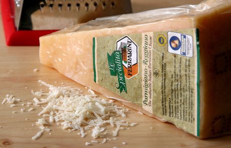 Parmigiano Reggiano Authentic Italian Parmesan Cheese Editorial Stock ...