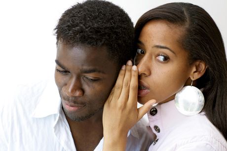 36 Husband wife whispering in ear Stock Pictures, Editorial Images and ...